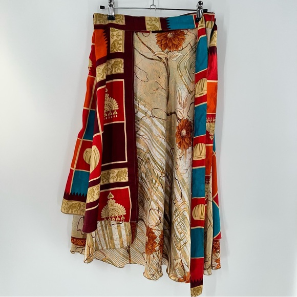 Darn Good Yarn | Skirts | Reversibleconvertible Double Layer Wrap Skirt ...